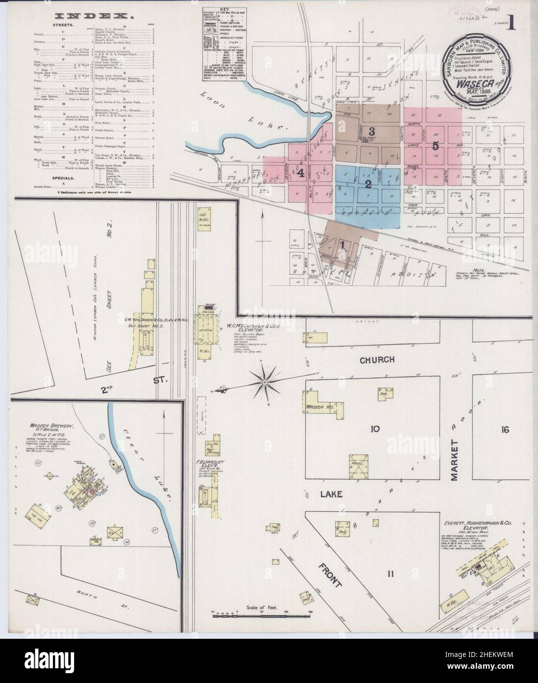 Map of waseca hi-res stock photography and images - Alamy