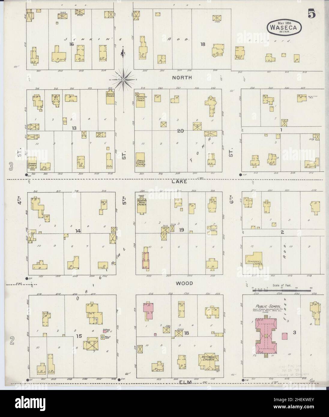 Map of waseca hi-res stock photography and images - Alamy