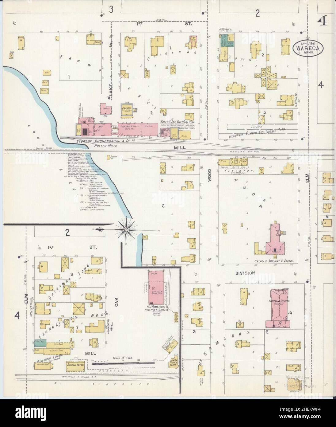 Waseca map hi-res stock photography and images - Alamy