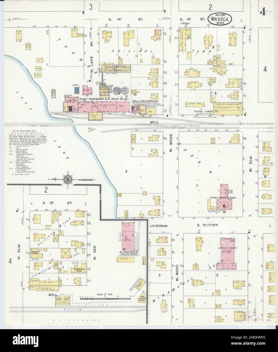 Map of waseca hi-res stock photography and images - Alamy