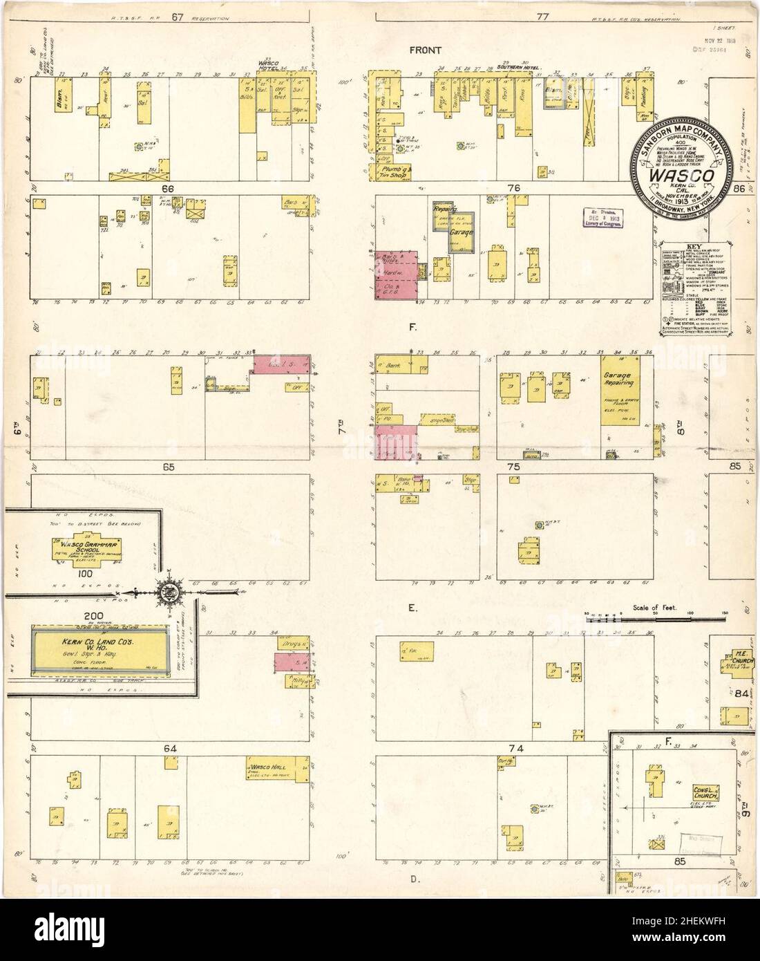 Map of wasco hi-res stock photography and images - Alamy