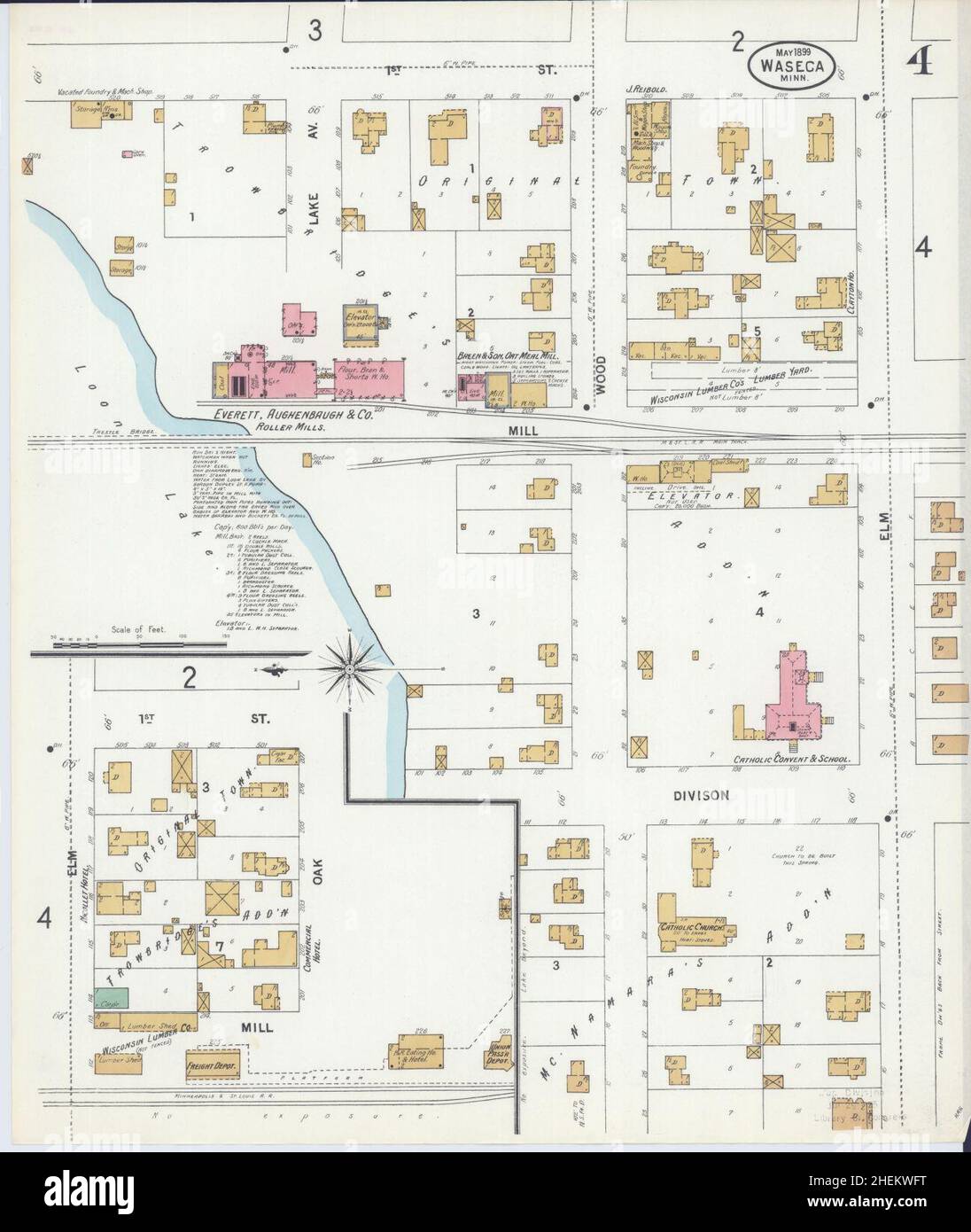 Map of waseca hi-res stock photography and images - Alamy