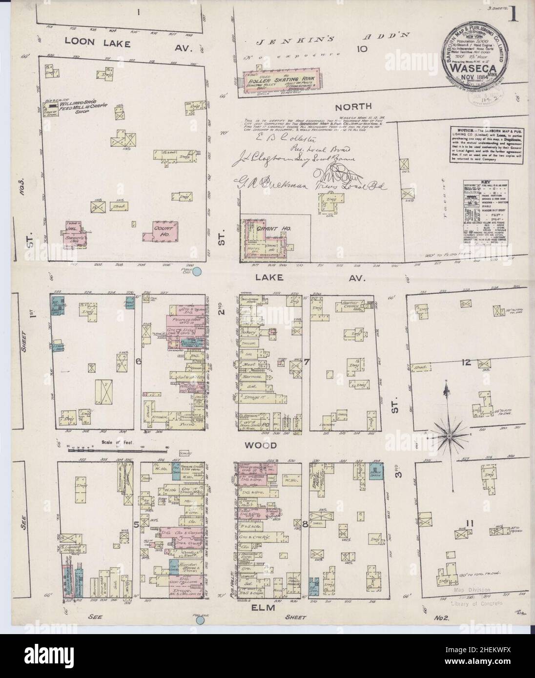 Map of waseca hi-res stock photography and images - Alamy
