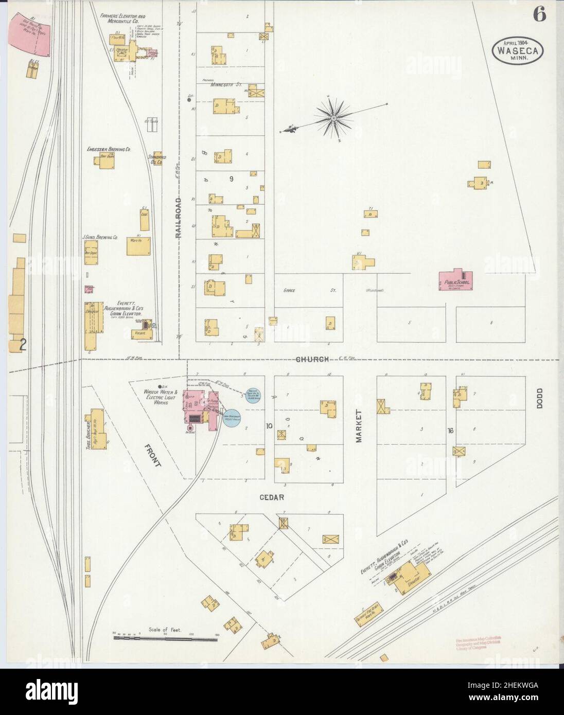 Map of waseca hi-res stock photography and images - Alamy