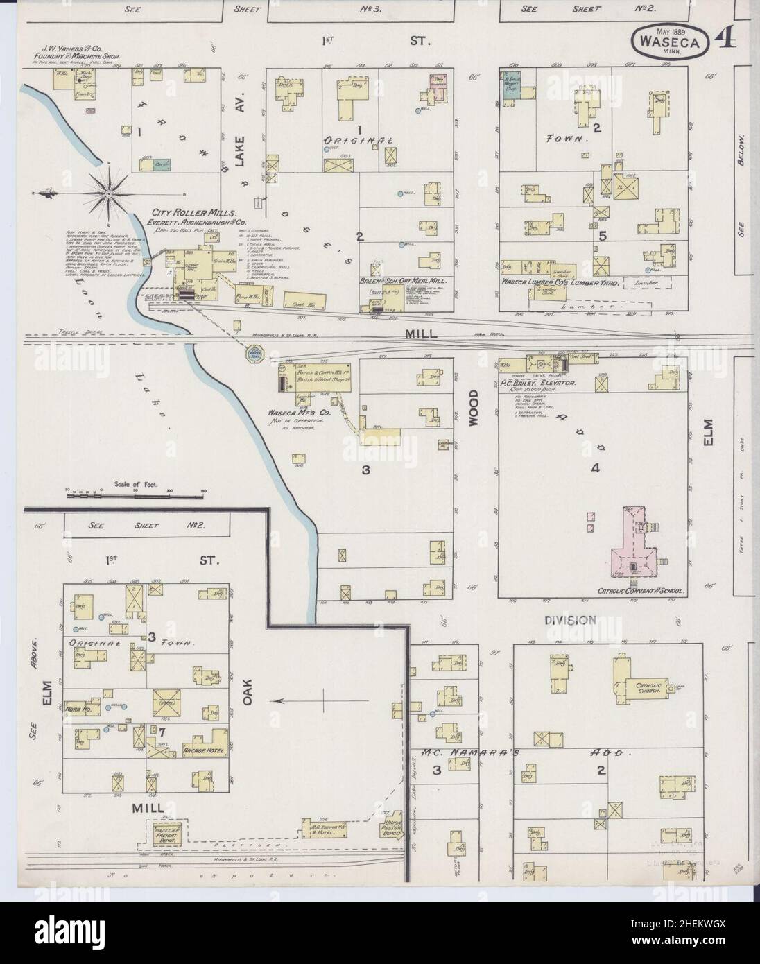 Waseca map hi-res stock photography and images - Alamy