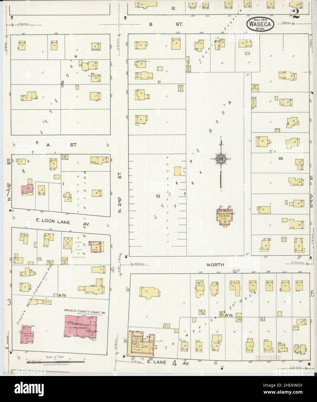 Map of waseca minnesota hi-res stock photography and images - Alamy