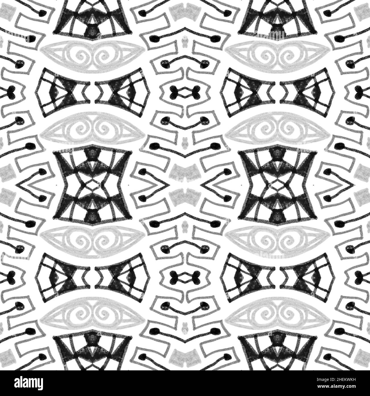 Geometric shape seamless pattern Cut Out Stock Images & Pictures - Alamy