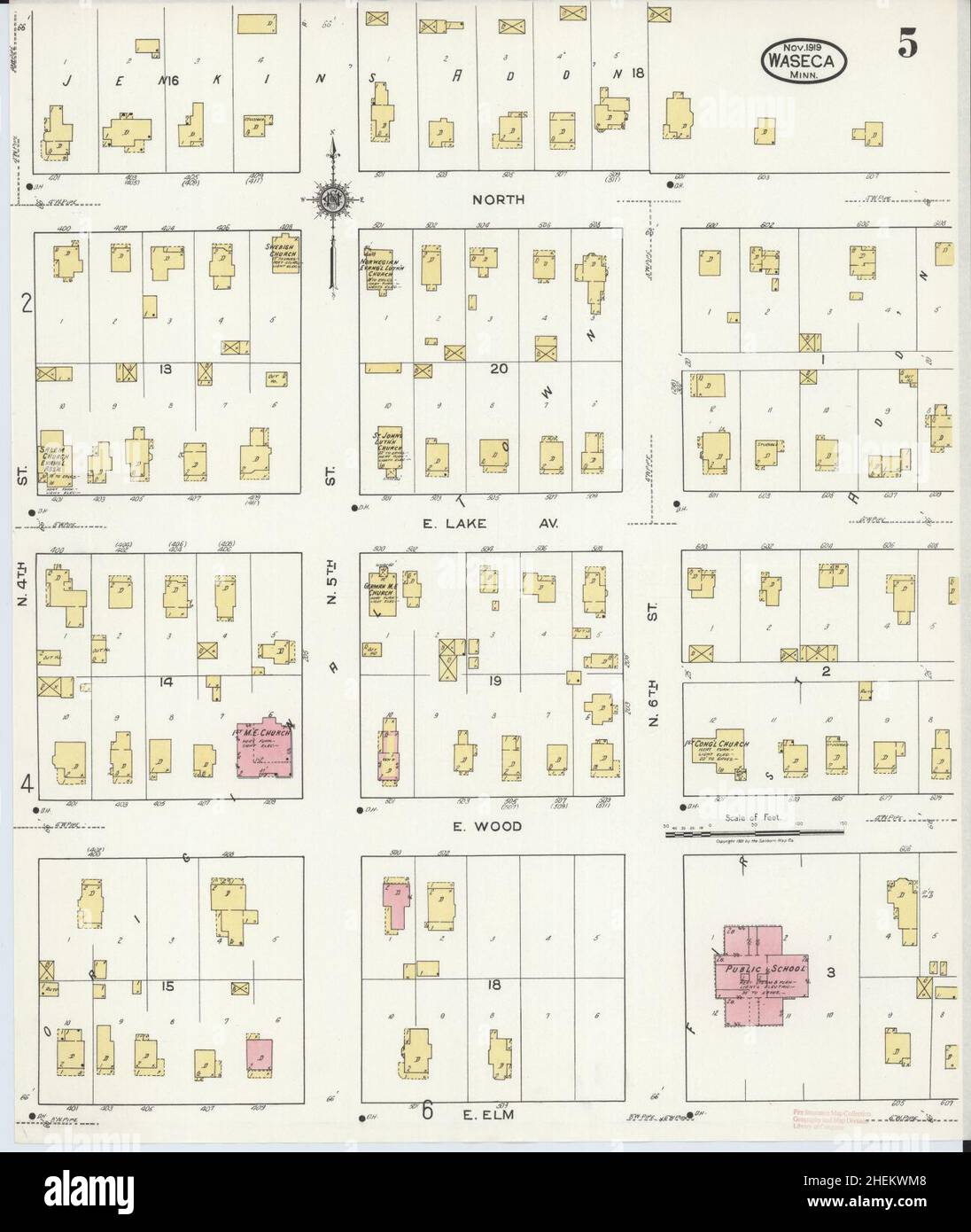 Map of waseca minnesota hi-res stock photography and images - Alamy