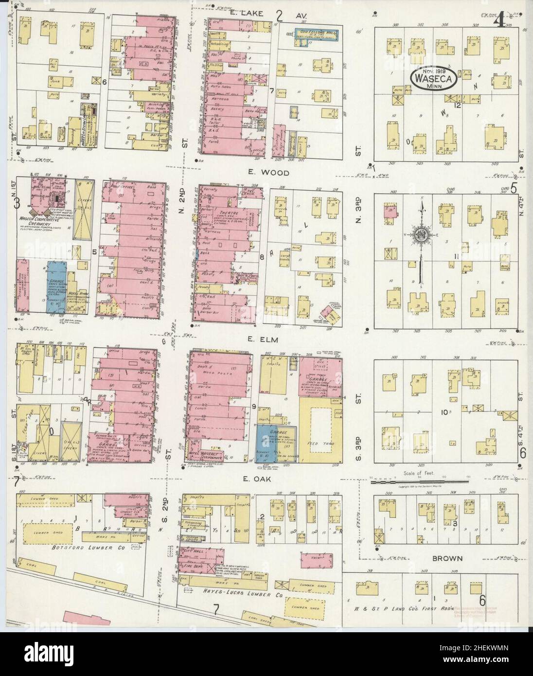 Waseca map hi-res stock photography and images - Alamy