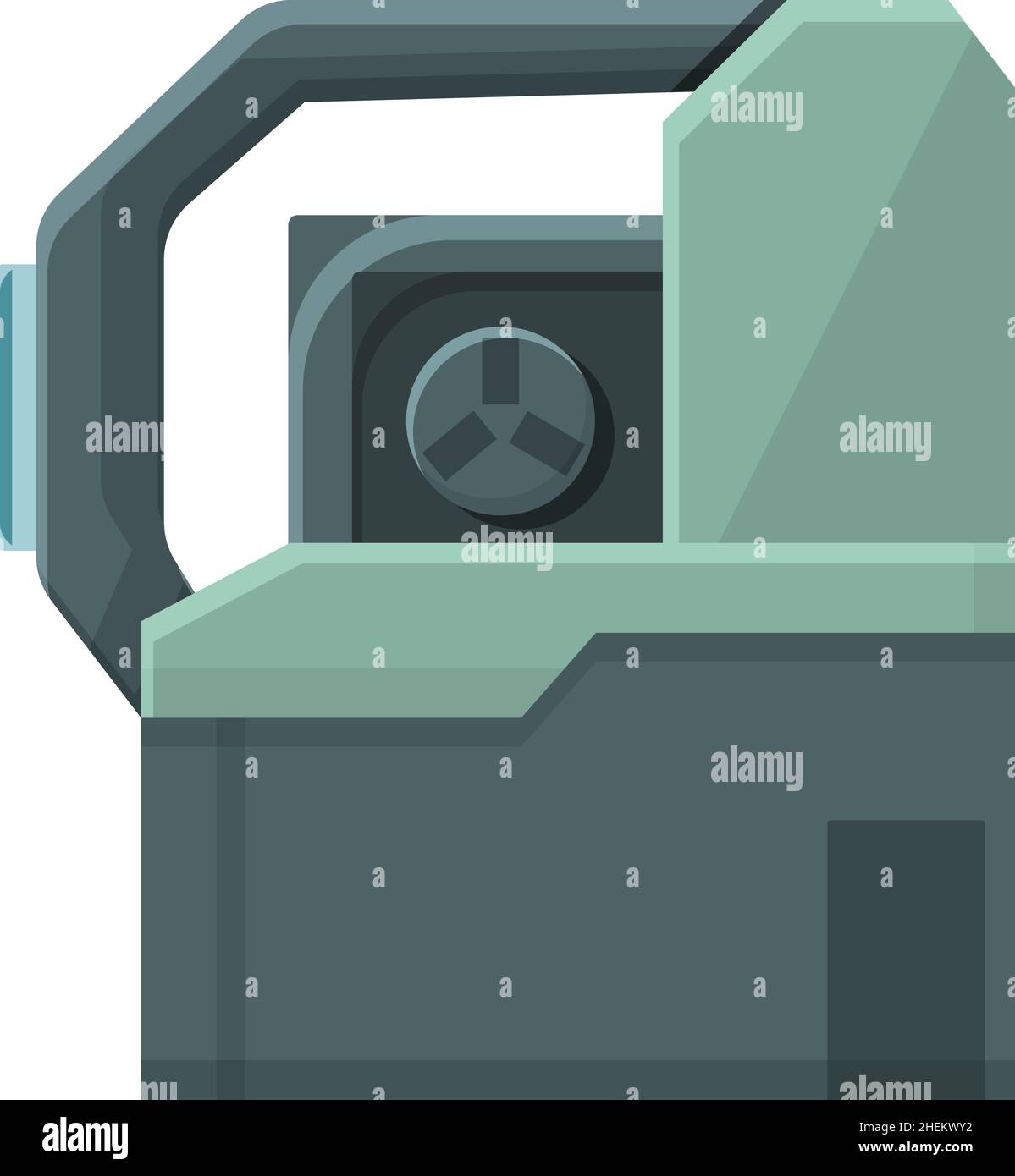 Cnc machinery icon cartoon vector. Machine factory. Industry lathe ...