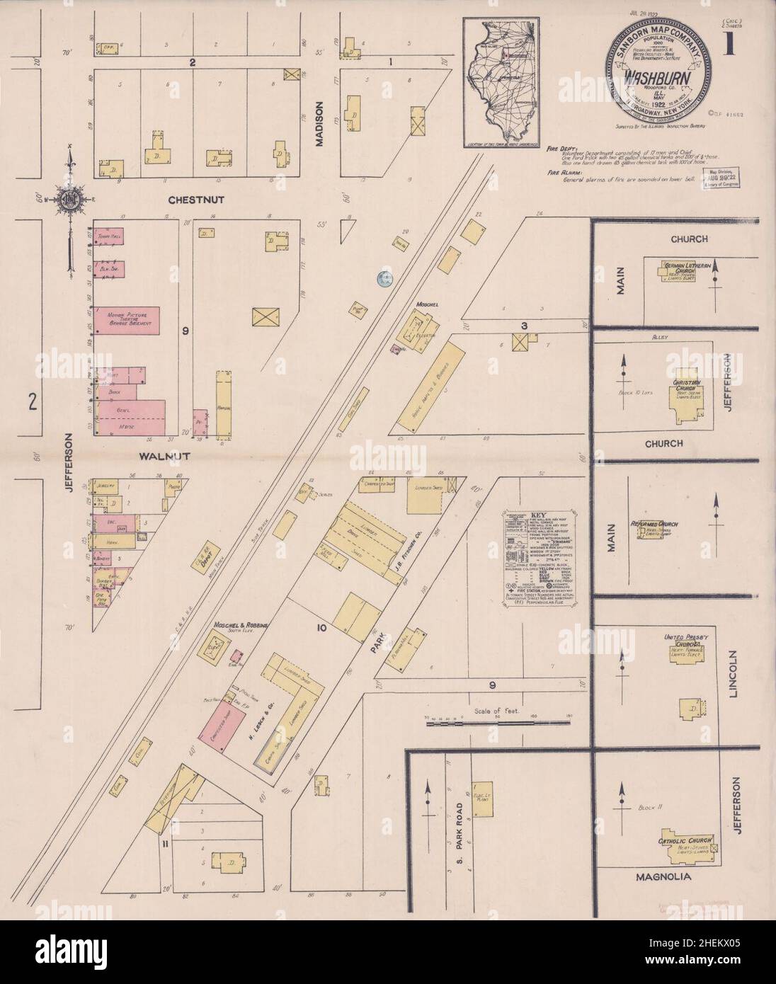 Map of washburn hi-res stock photography and images - Alamy