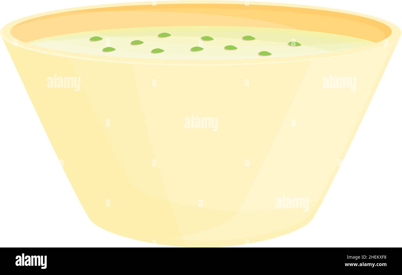 Cream soup dish icon cartoon vector. Hot bowl. Mushroom food Stock ...