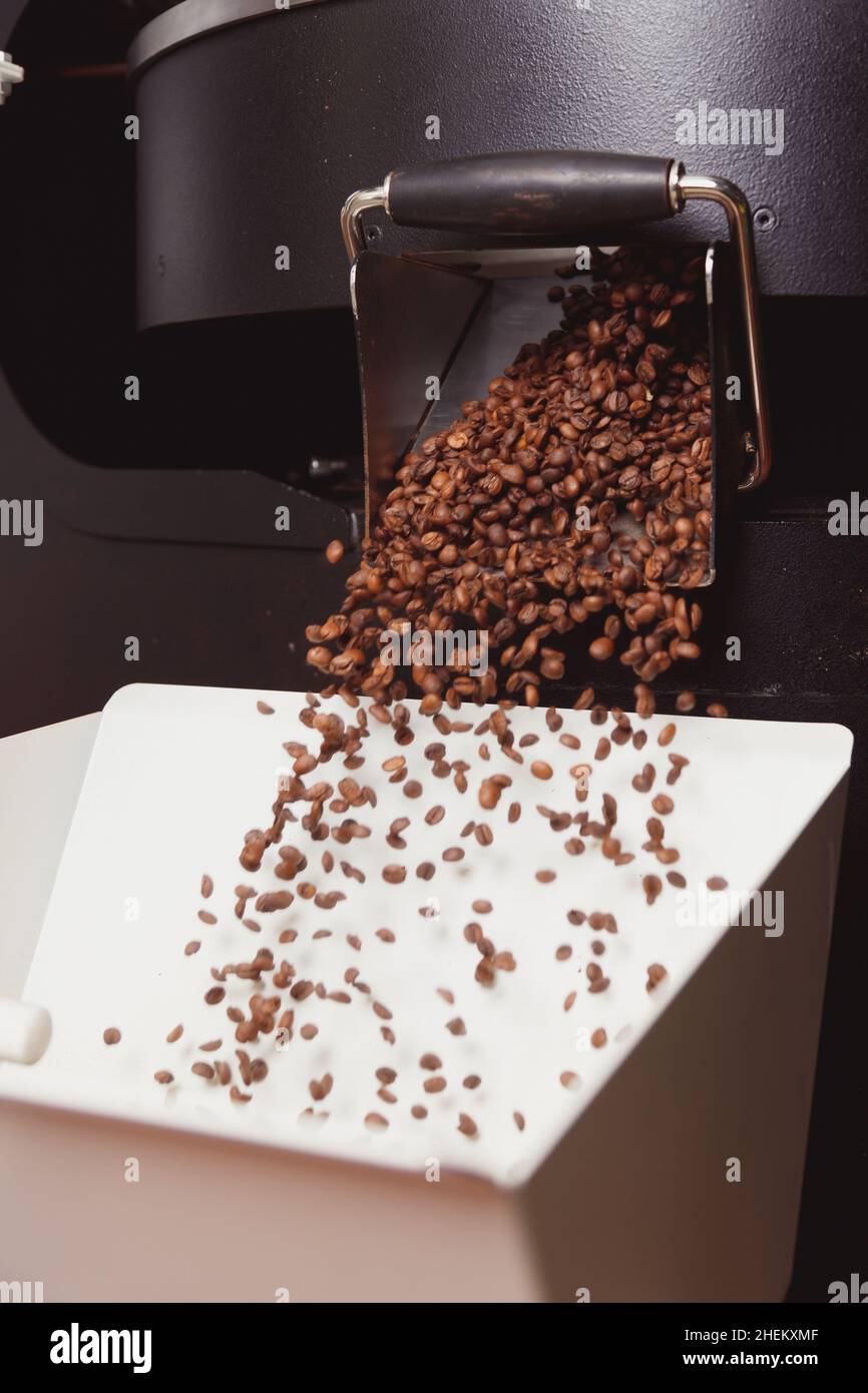 coffee, bean, falling, roaster, flap, cyclone, equipment, appliance ...