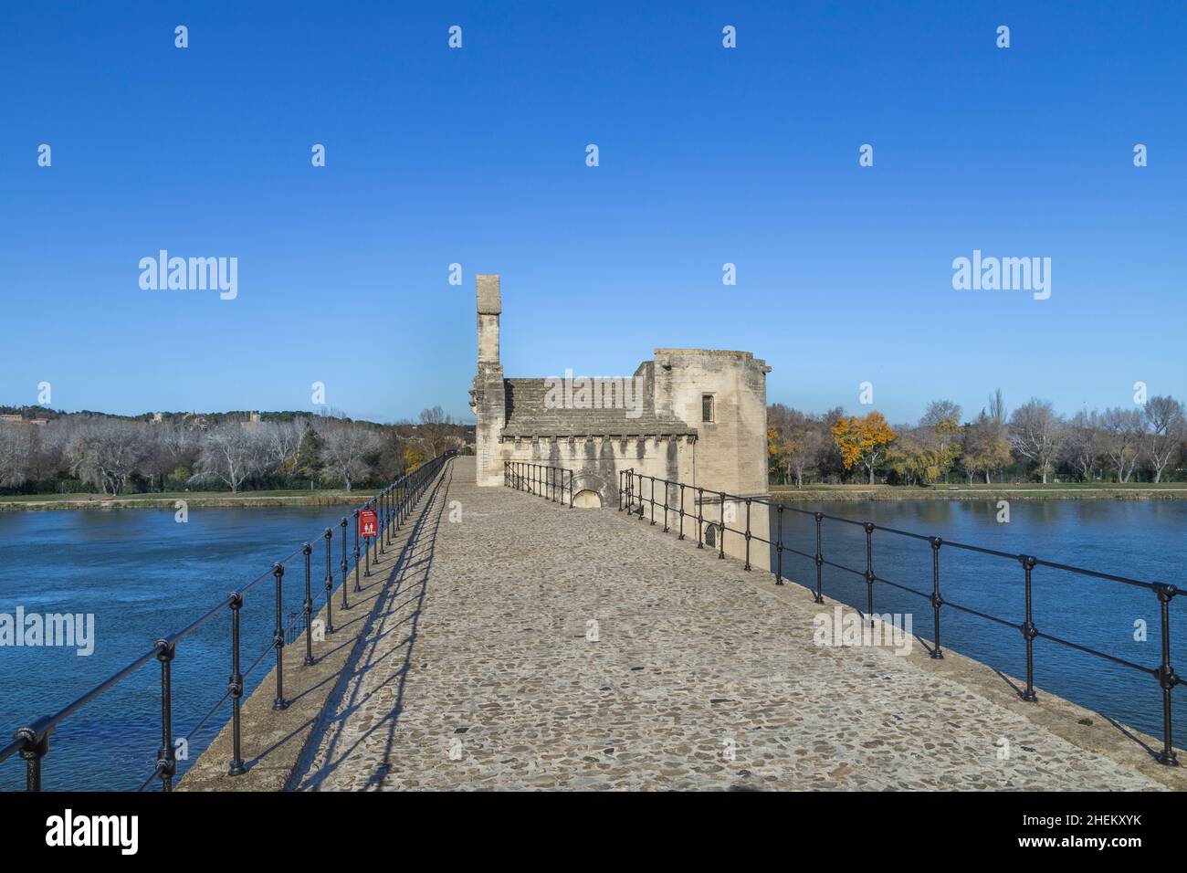 the famous bridge of Avignon in France Stock Photo - Alamy