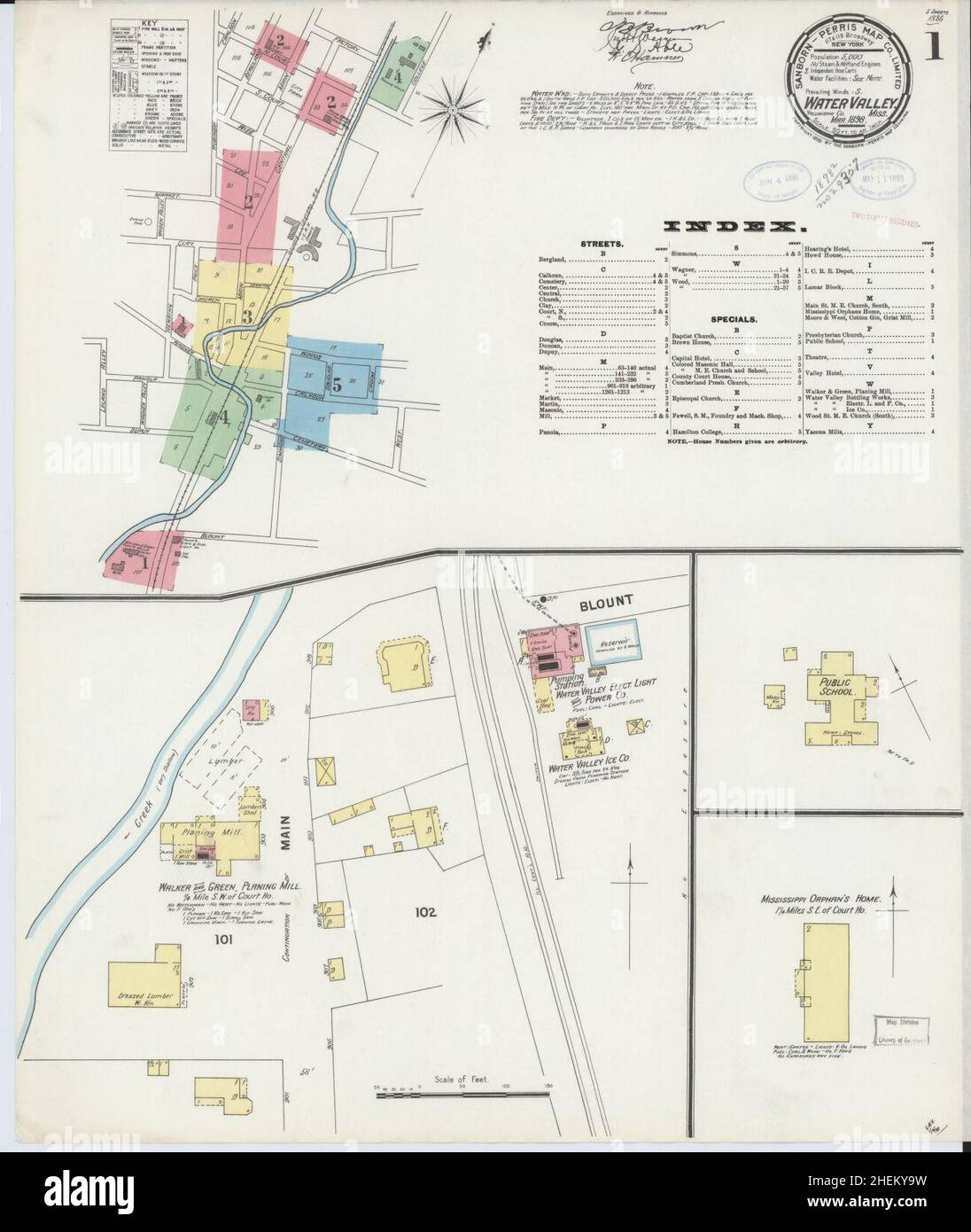 Water valley mississippi map hi-res stock photography and images - Alamy