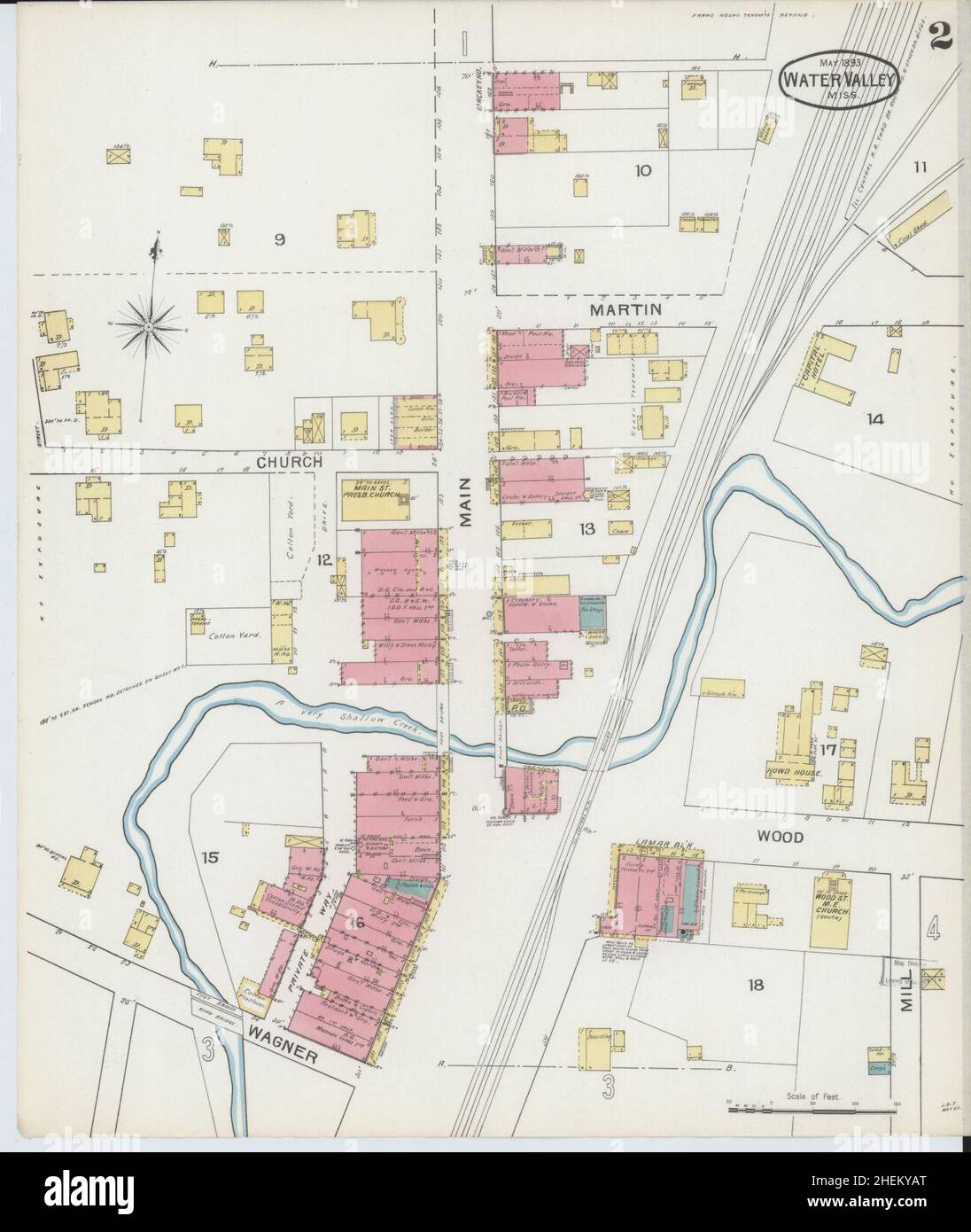 Yalobusha map hi-res stock photography and images - Alamy