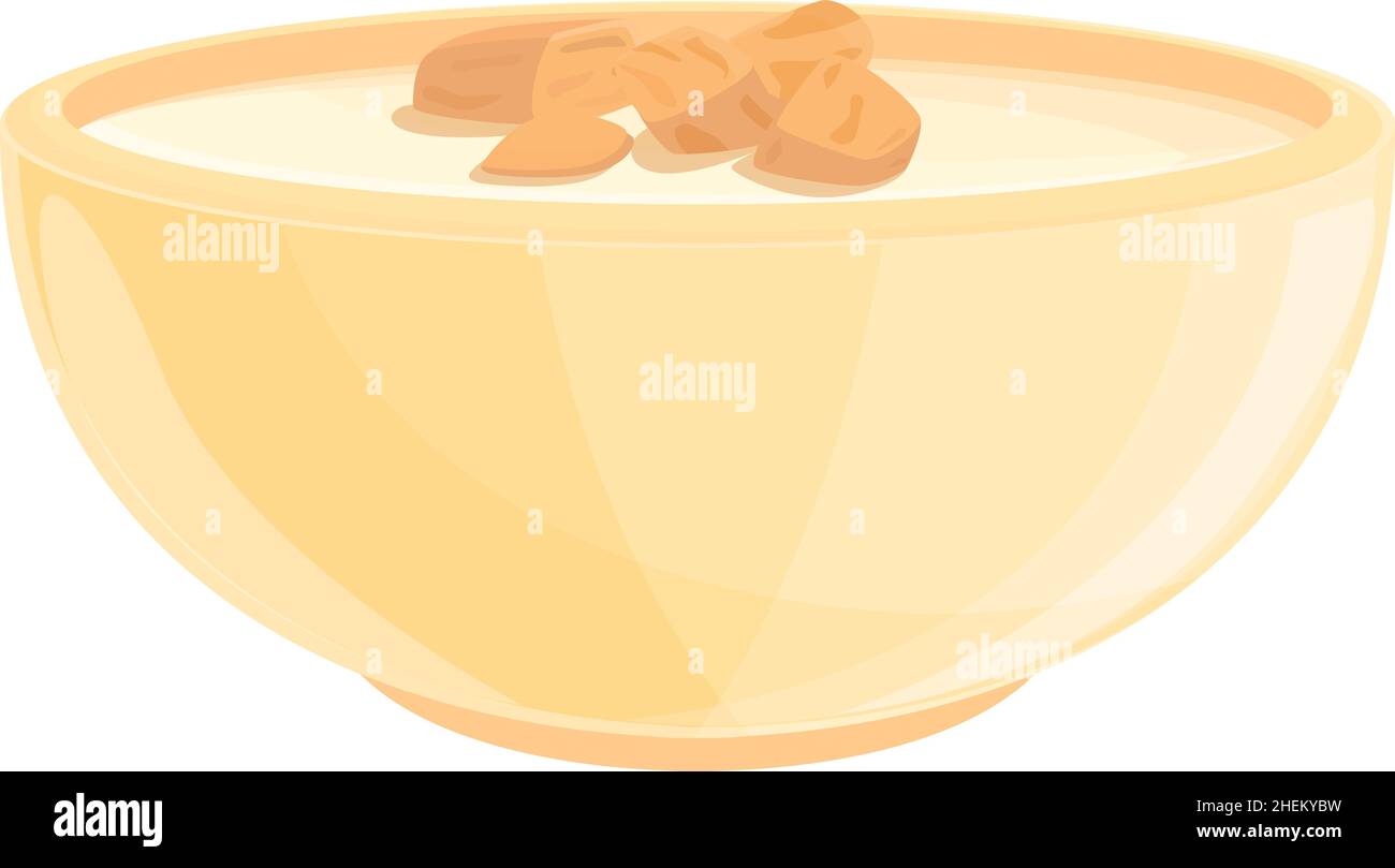 Cooking cream soup icon cartoon vector. Hot bowl. Curry food Stock ...