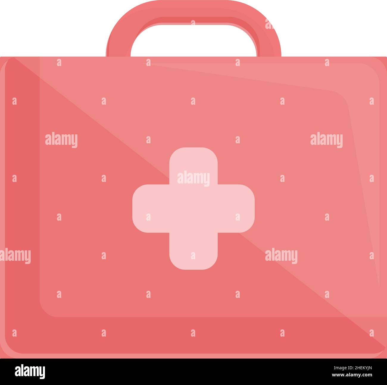 First aid kit icon cartoon vector. Emergency box. Medical bag Stock ...