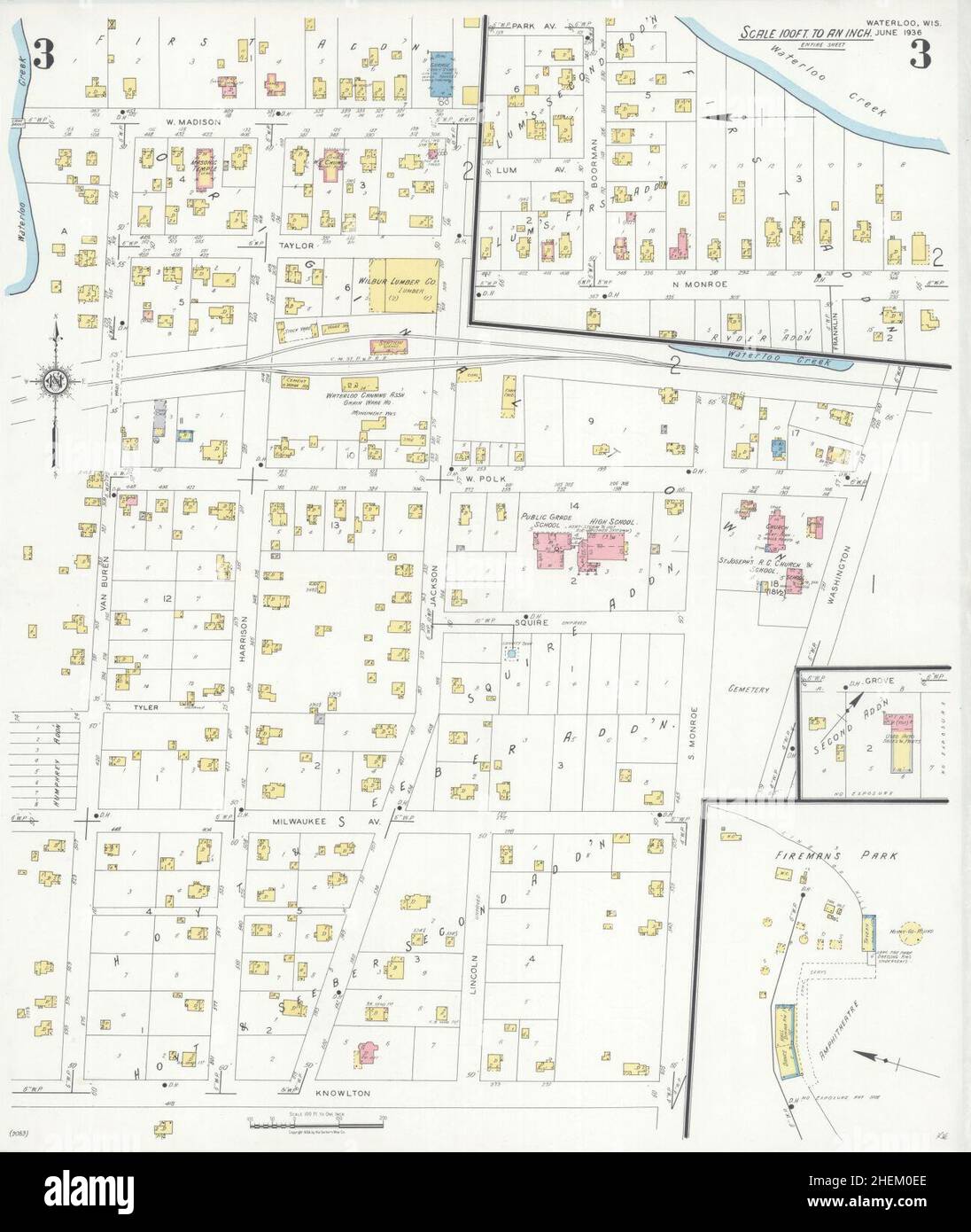 Map of waterloo wisconsin hi-res stock photography and images - Alamy