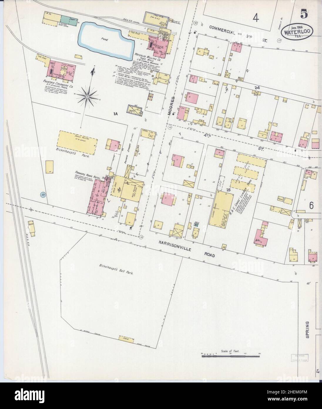 Map of waterloo hi-res stock photography and images - Alamy