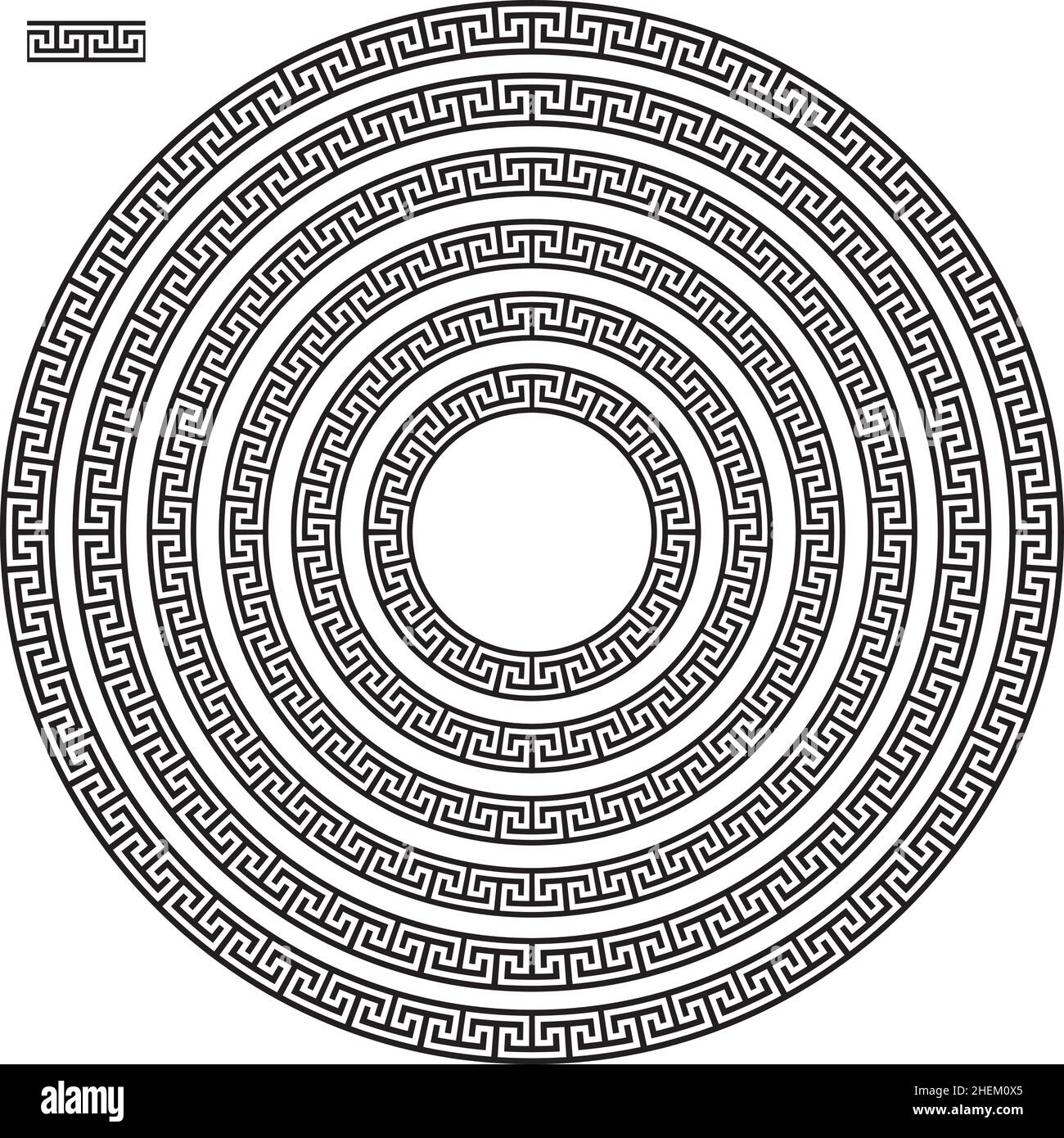 Roman border pattern hi-res stock photography and images - Alamy