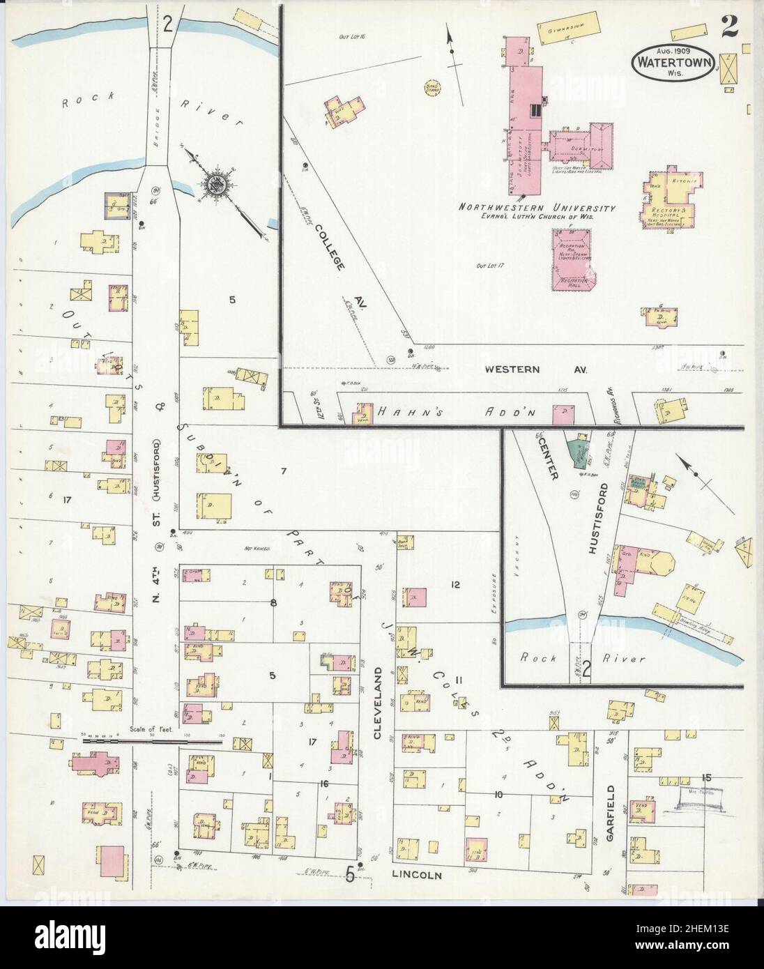 Sanborn Fire Insurance Map from Watertown, Jefferson County, Wisconsin ...