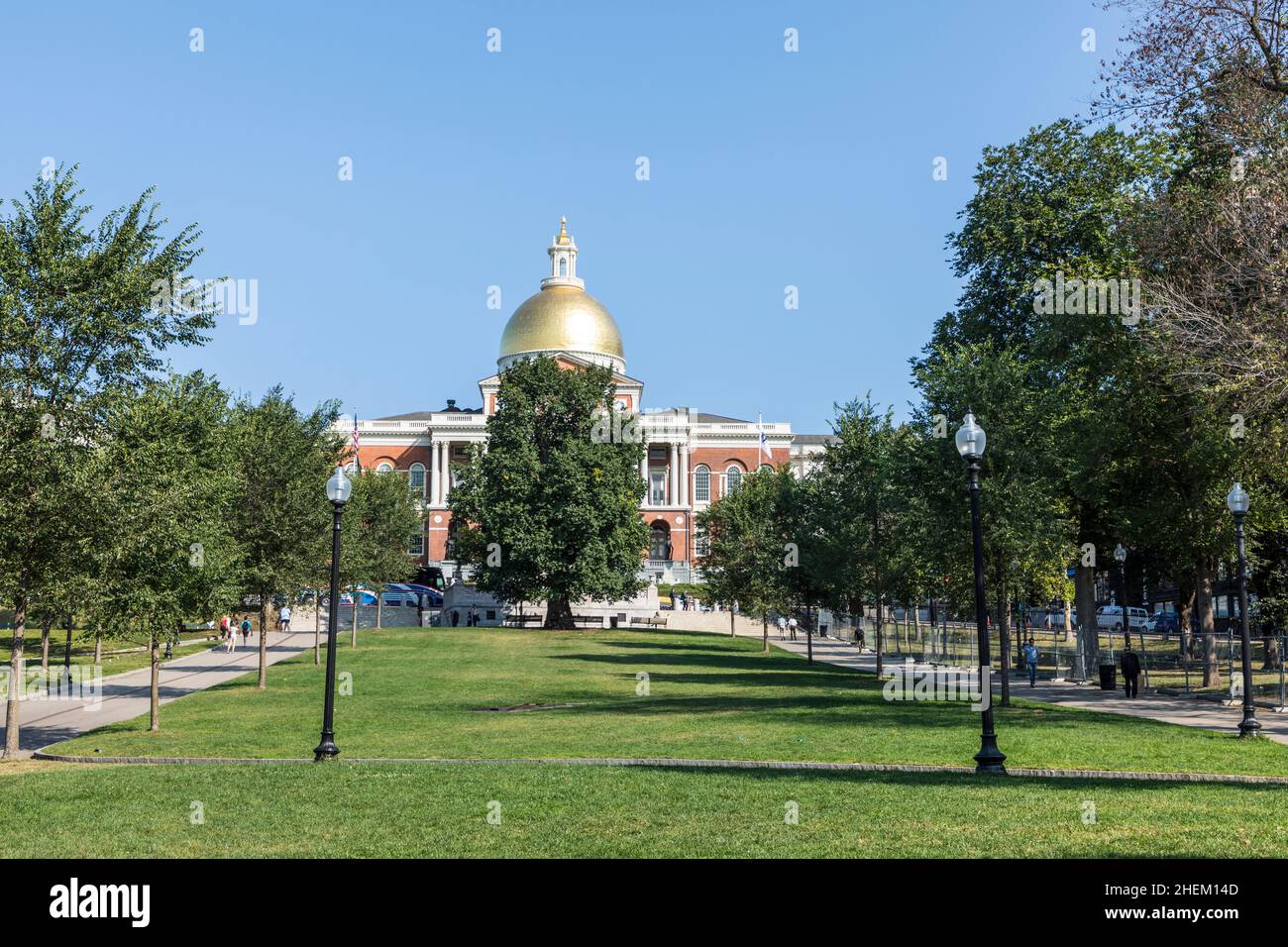 famous state capitol in Boston, Massachusetts, USA Stock Photo - Alamy
