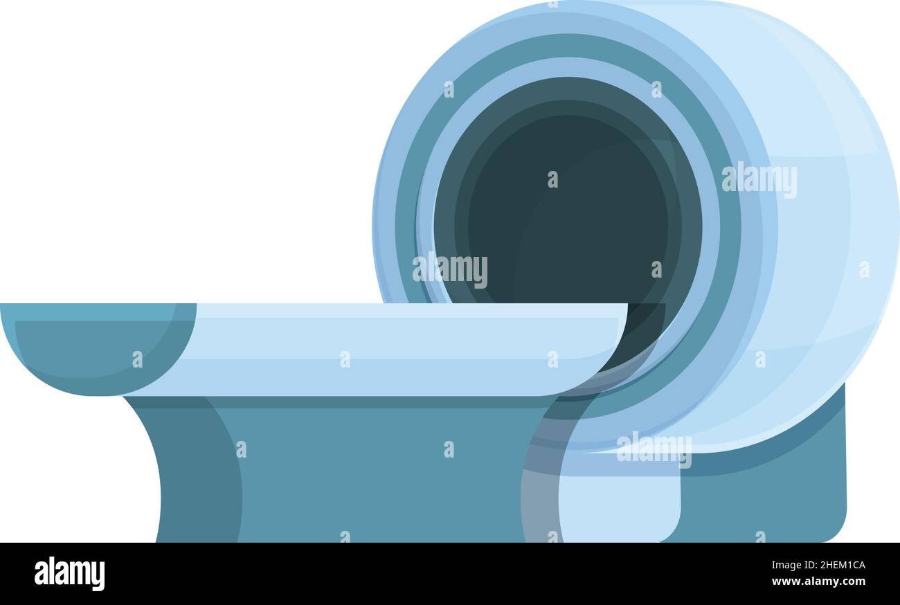 Mri scan icon cartoon vector. Tomography machine. Medical scanner Stock ...
