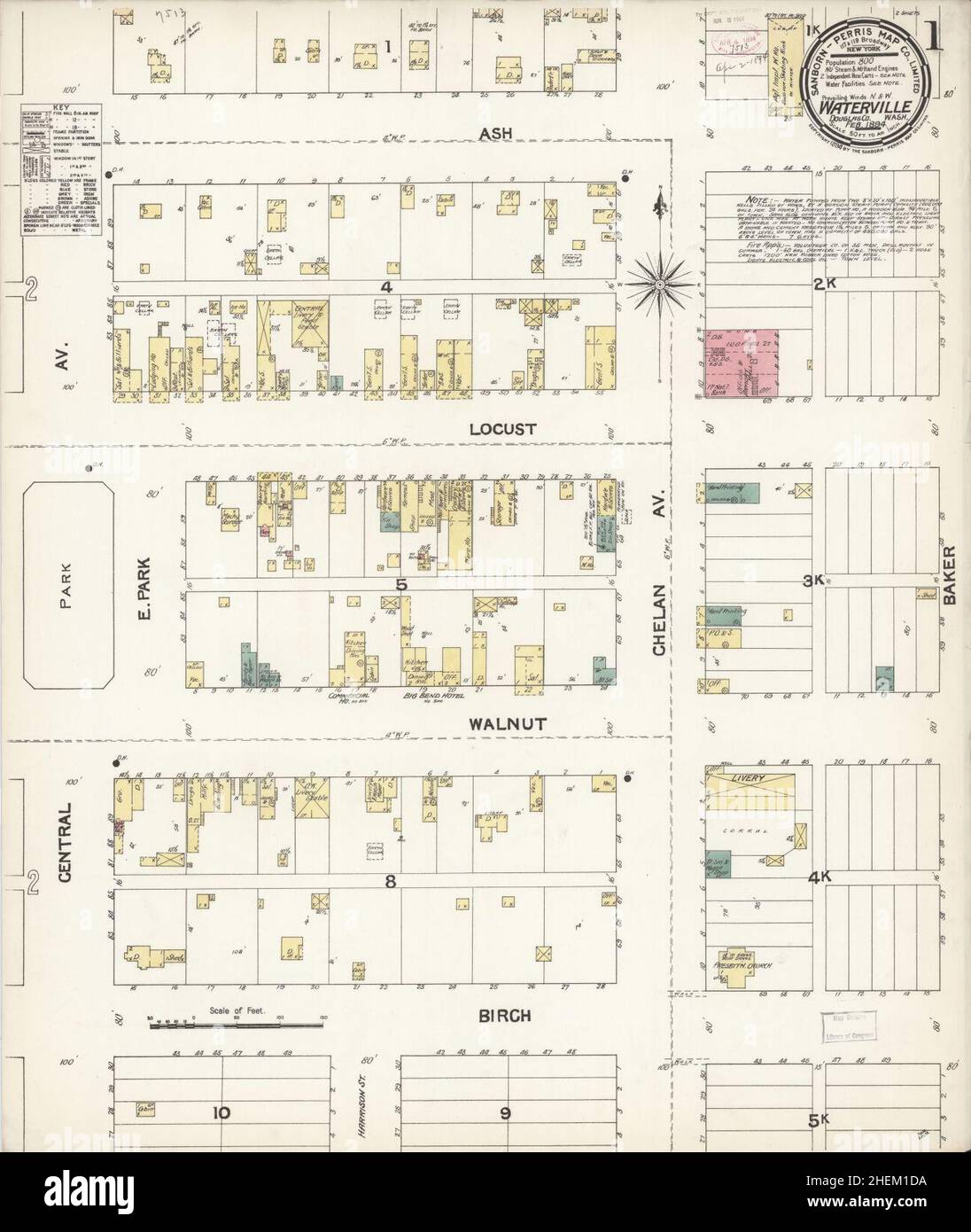 Map of waterville washington hi-res stock photography and images - Alamy