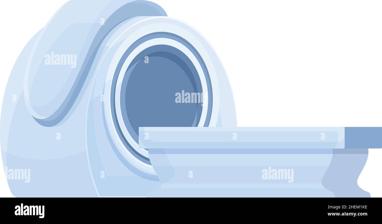 Mri oncology icon cartoon vector. Scan machine. Medical imaging Stock ...