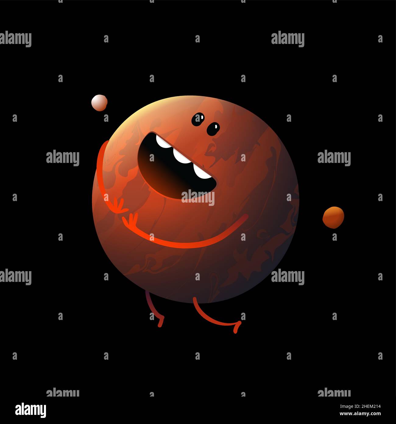Planet mars clipart Stock Vector Images - Alamy