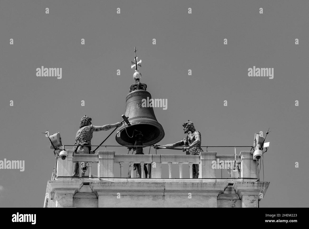 Historic clock tower san Black and White Stock Photos & Images - Alamy