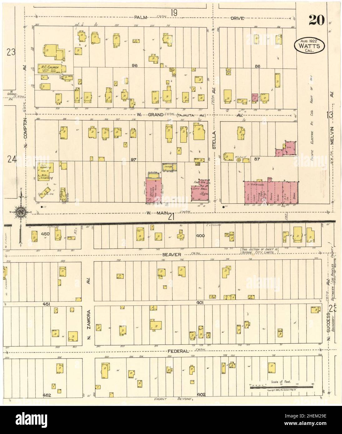 Map of california historic Cut Out Stock Images & Pictures - Alamy