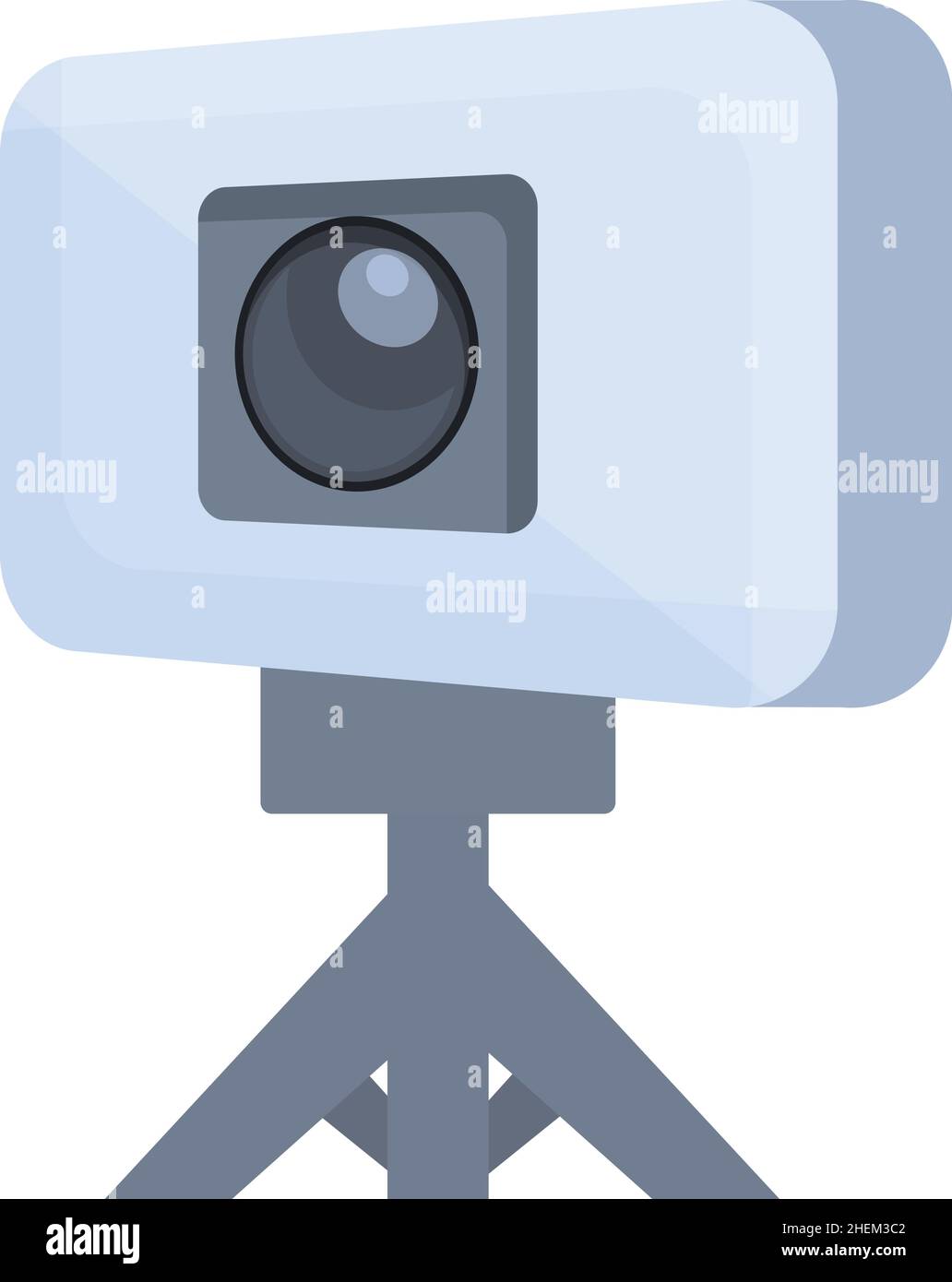 Vlogger action camera icon cartoon vector. Live video. Stream content ...