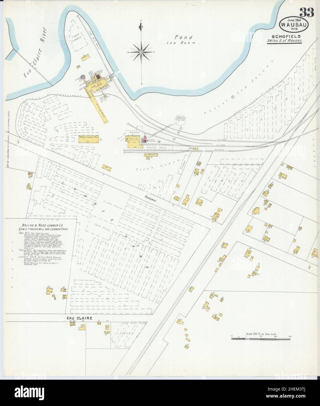 Map of wausau wisconsin hi-res stock photography and images - Alamy