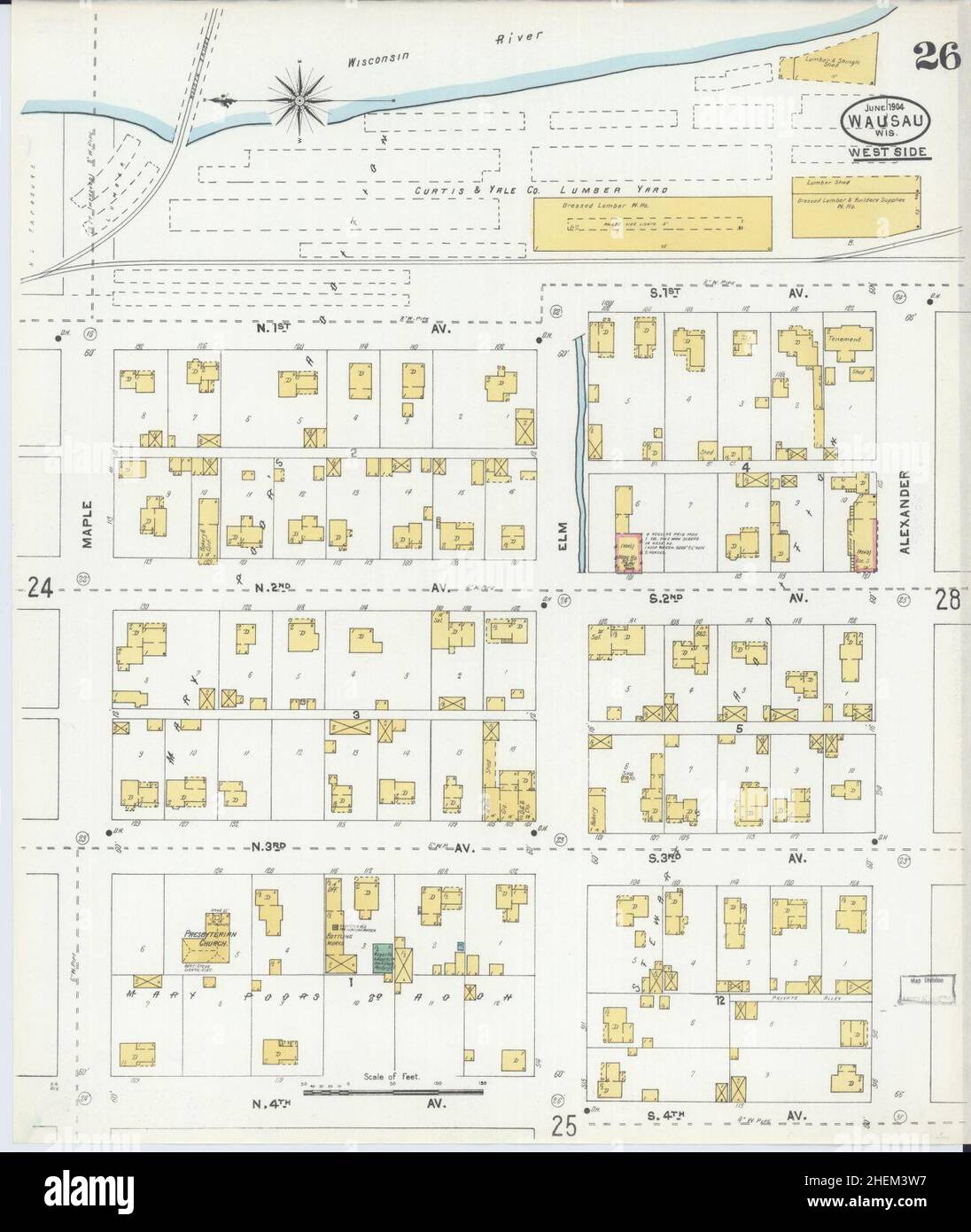 Map of marathon wisconsin hi-res stock photography and images - Alamy