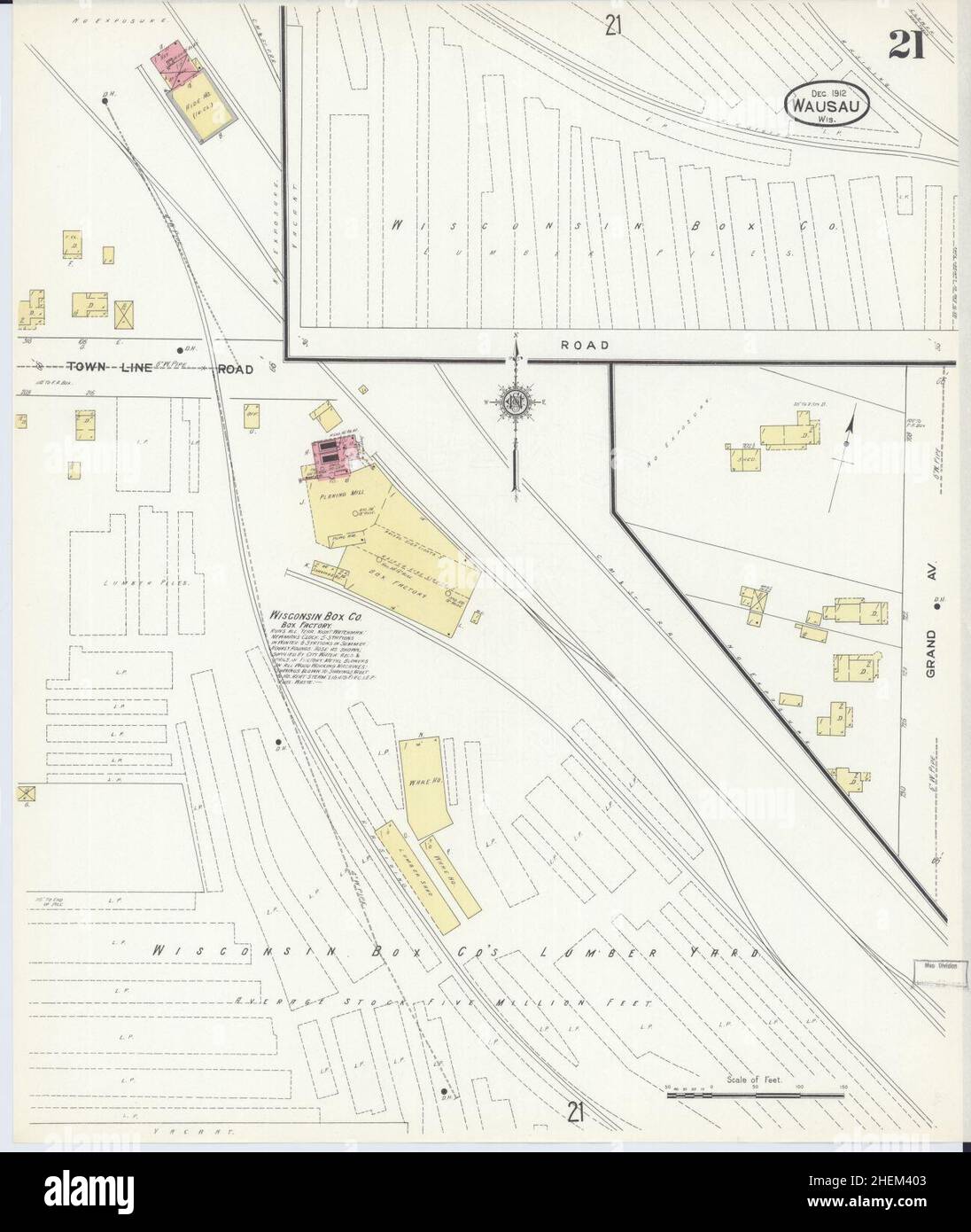 Map of marathon wisconsin hi-res stock photography and images - Alamy