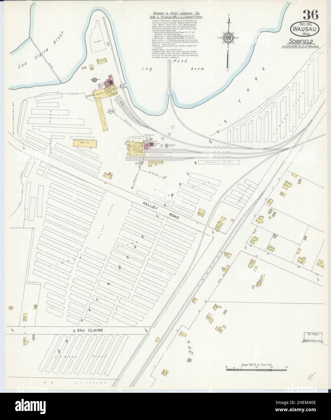 Map of marathon wisconsin hi-res stock photography and images - Alamy