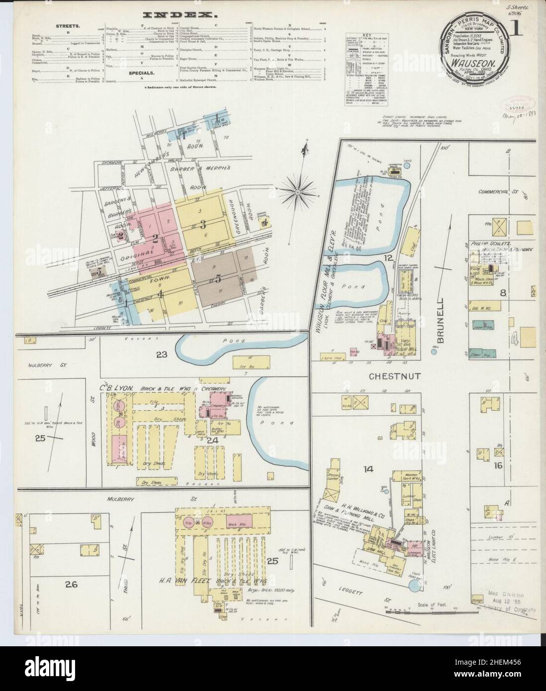 Map of wauseon ohio hi-res stock photography and images - Alamy