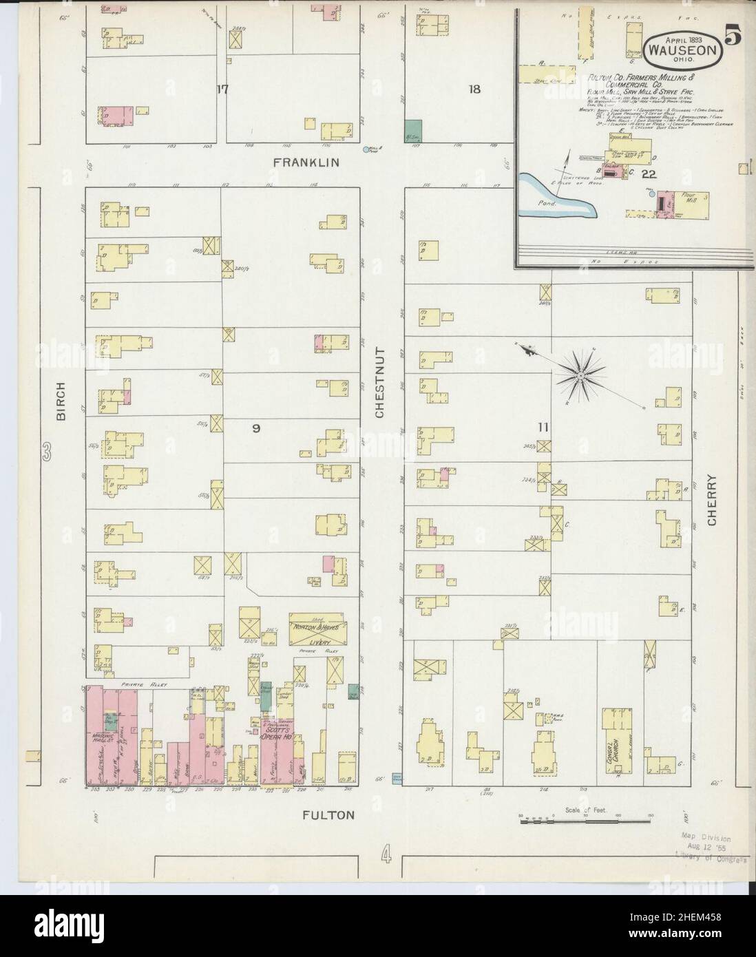 Map of wauseon ohio hi-res stock photography and images - Alamy