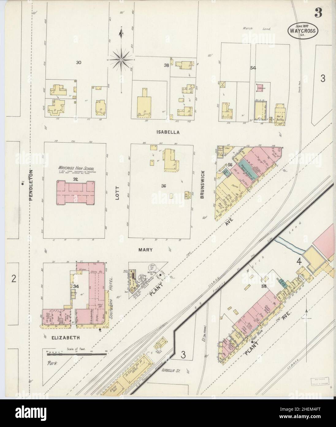 Waycross georgia map hi-res stock photography and images - Alamy