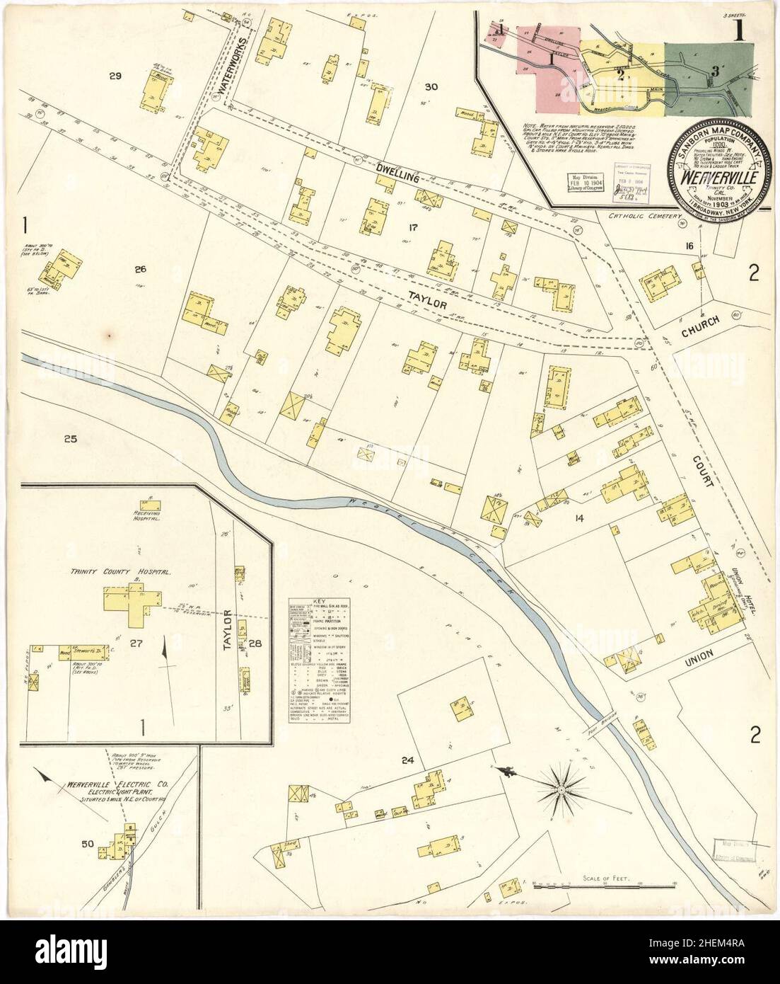 Trinity county map hi-res stock photography and images - Alamy