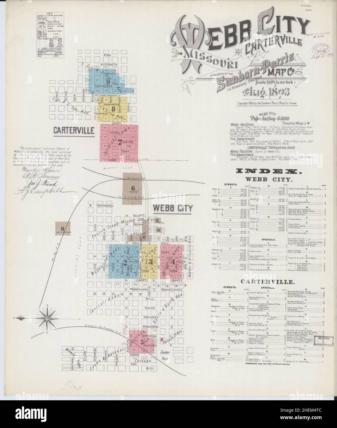Map of webb city hi-res stock photography and images - Alamy