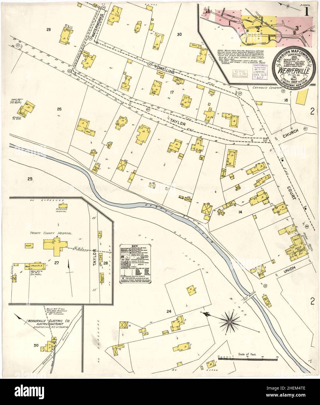 Trinity county map hi-res stock photography and images - Alamy