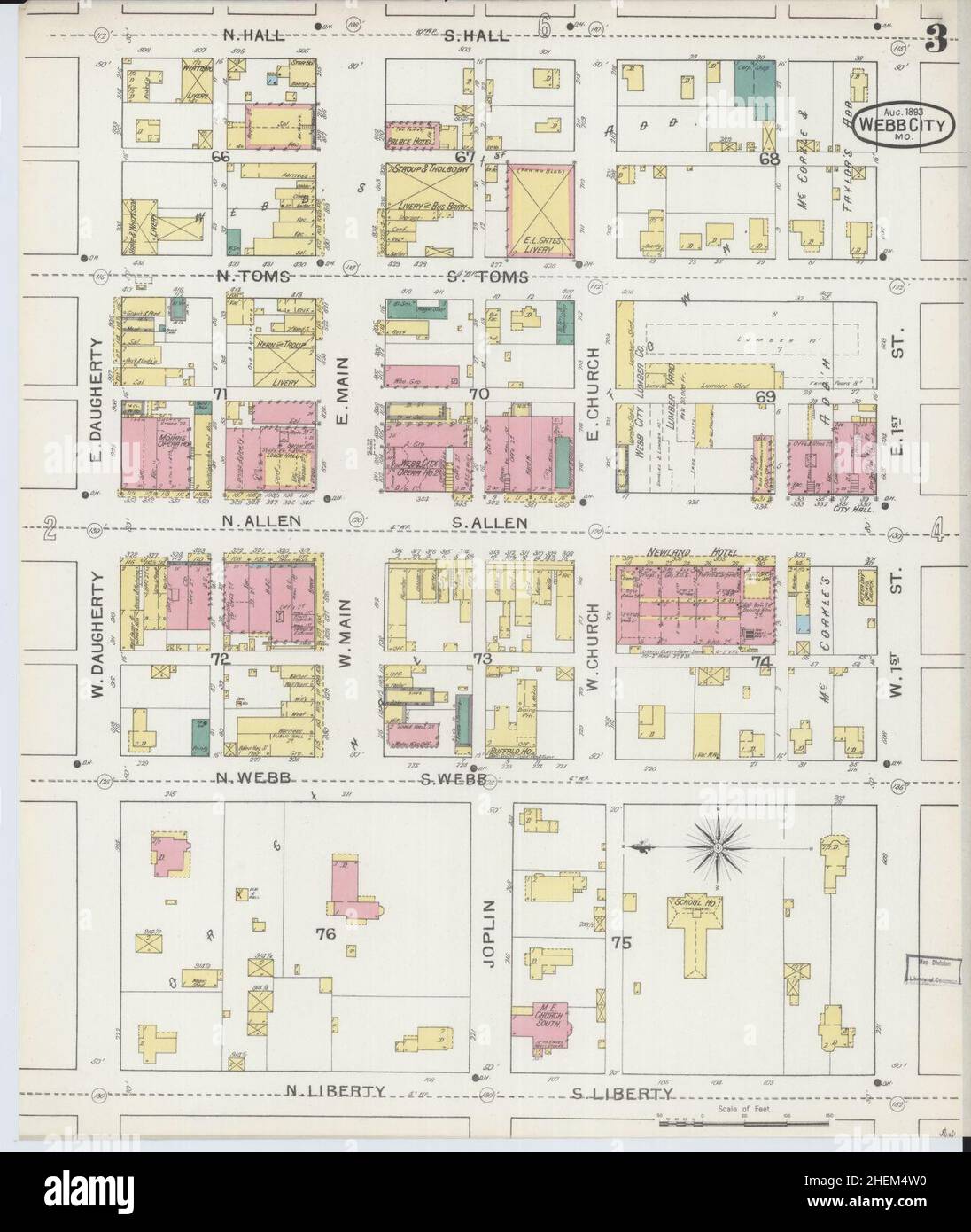Map of webb city hi-res stock photography and images - Alamy