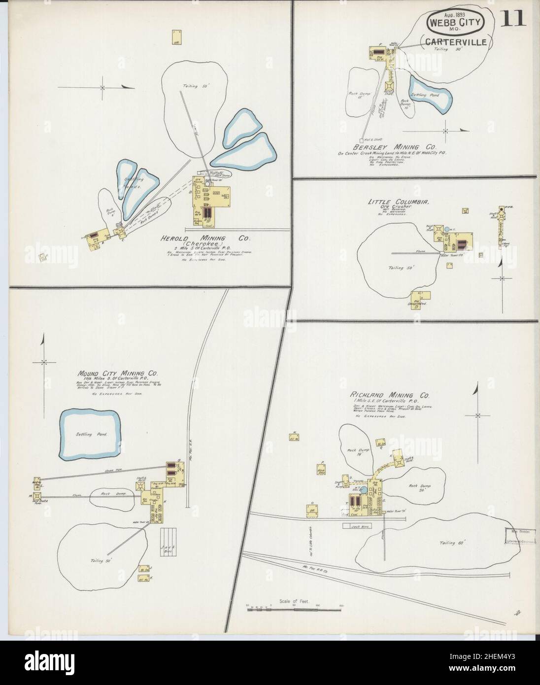 Map of webb city hi-res stock photography and images - Alamy