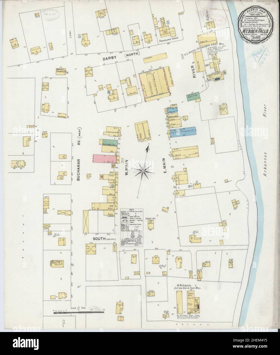 Map of muskogee oklahoma hi-res stock photography and images - Alamy