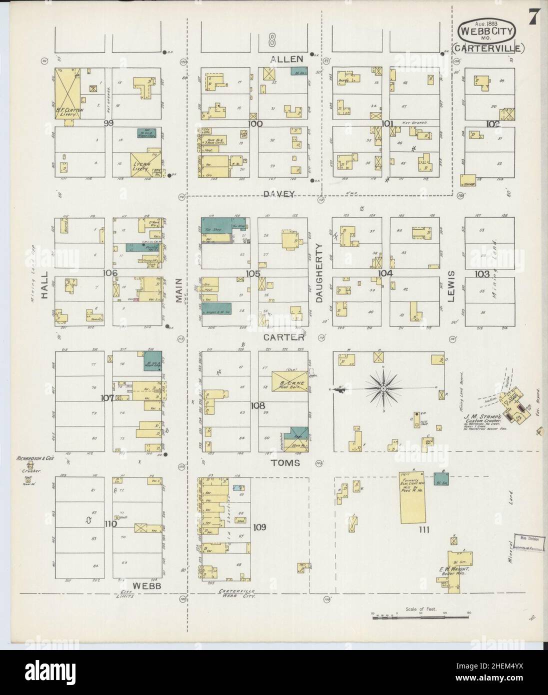 Webb city missouri map hi-res stock photography and images - Alamy