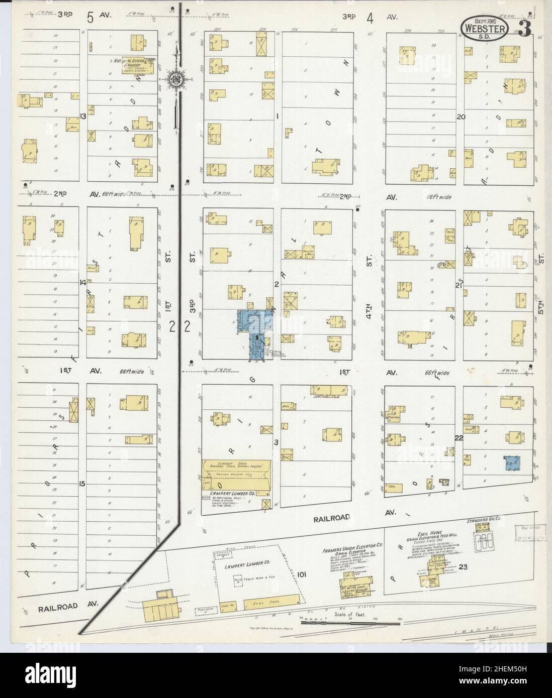 Map of webster south dakota hi-res stock photography and images - Alamy