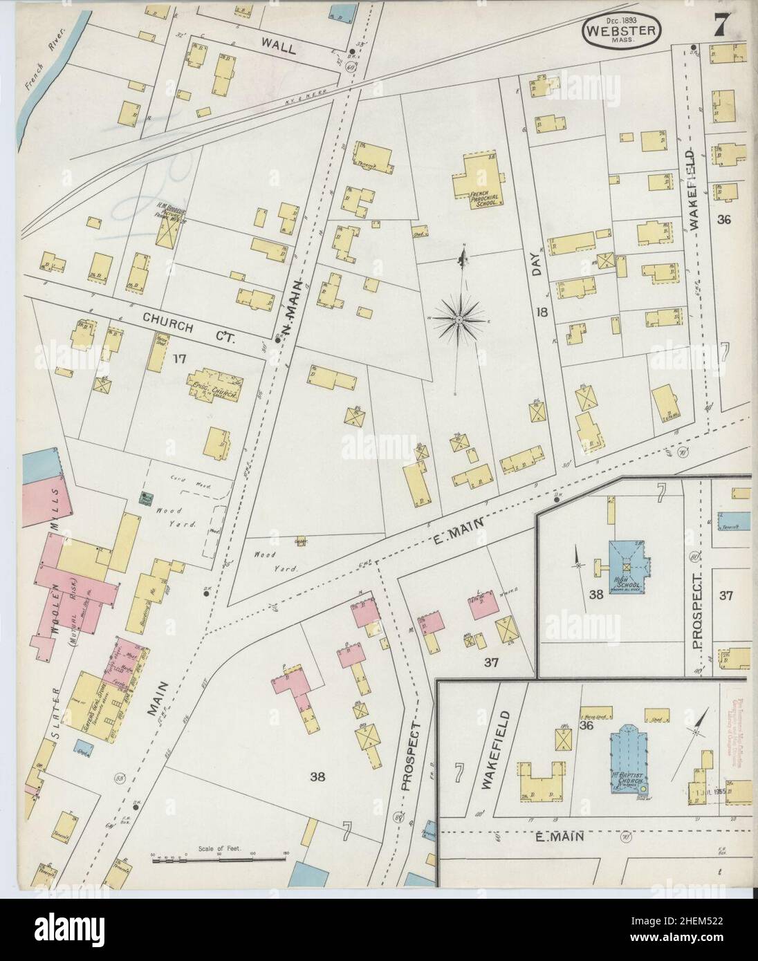 Map of webster hi-res stock photography and images - Alamy